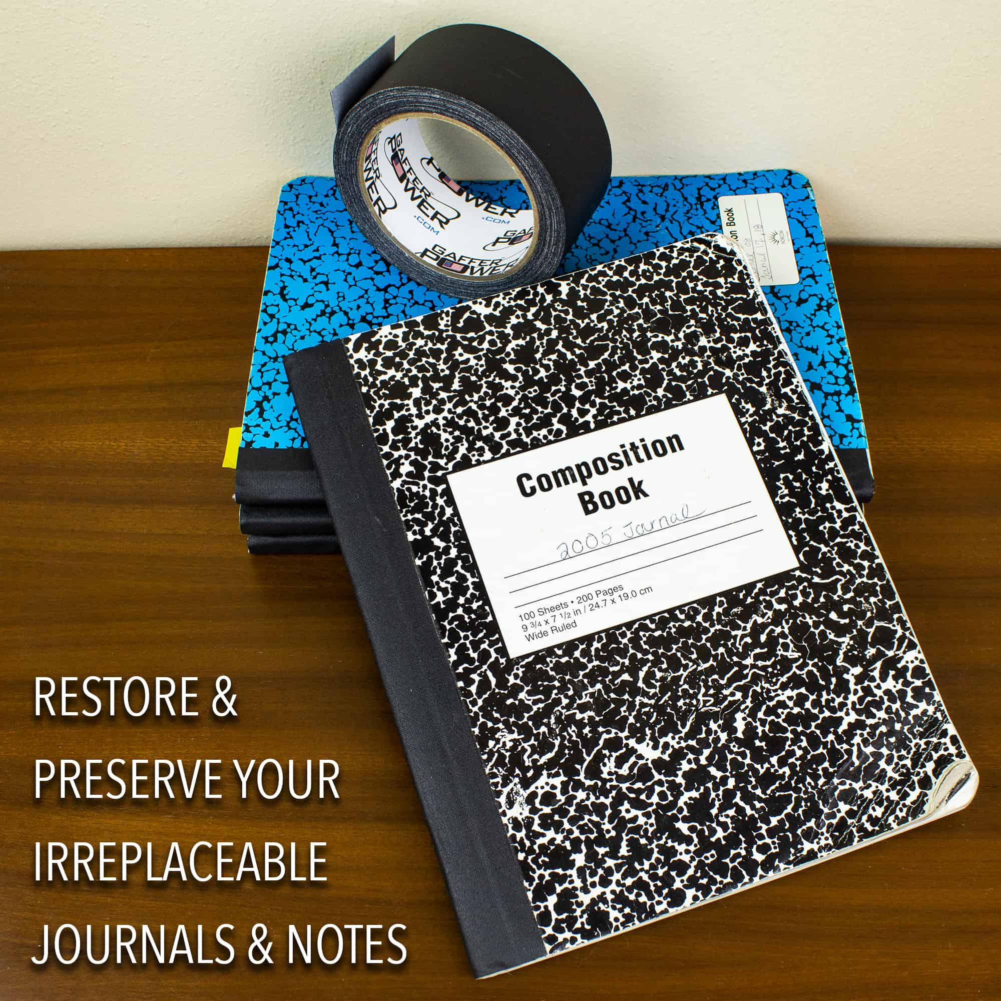 Book Binding Tape Black 2 in X 15 Yds – Gaffer Power