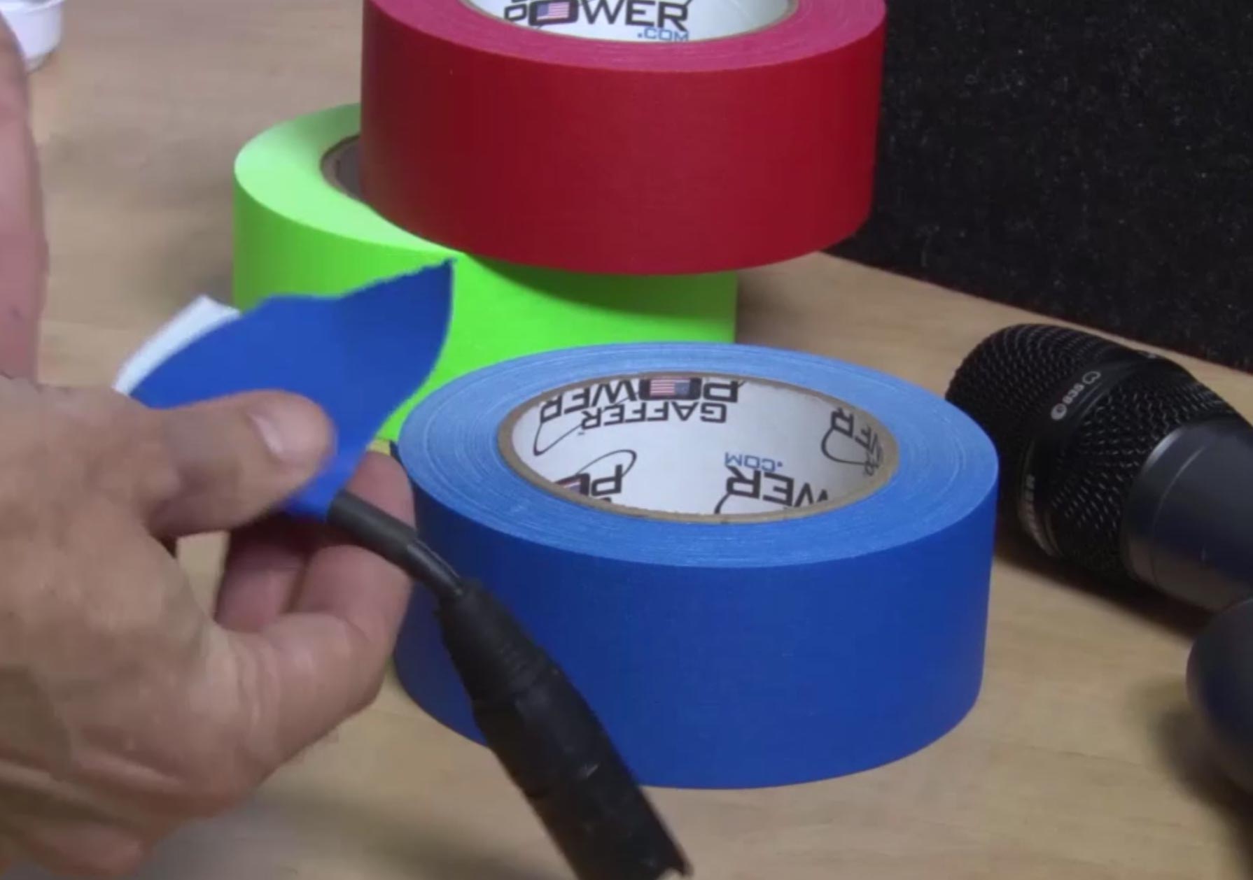 Gaffer Tape, 2 Inch x 30 Yards - Electric Blue – Gaffer Power